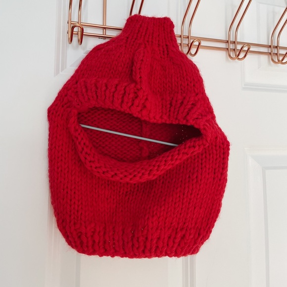 Tibi | Accessories | Tibi Sample Red Snood | Poshmark